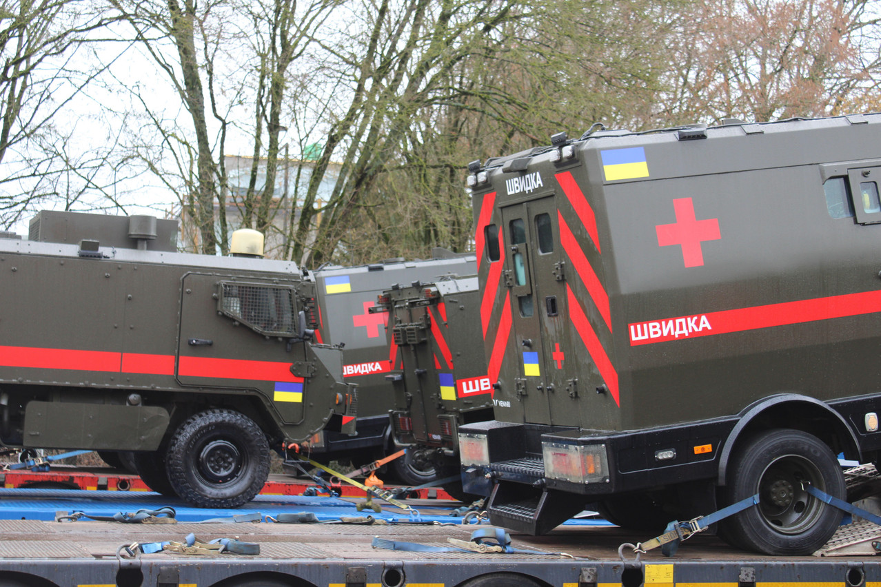 14 ambulances blindées pour l’Ukraine | Paperjam News