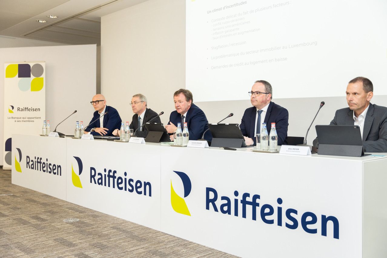23,7 millions de bénéfice pour la Banque Raiffeisen | Paperjam News