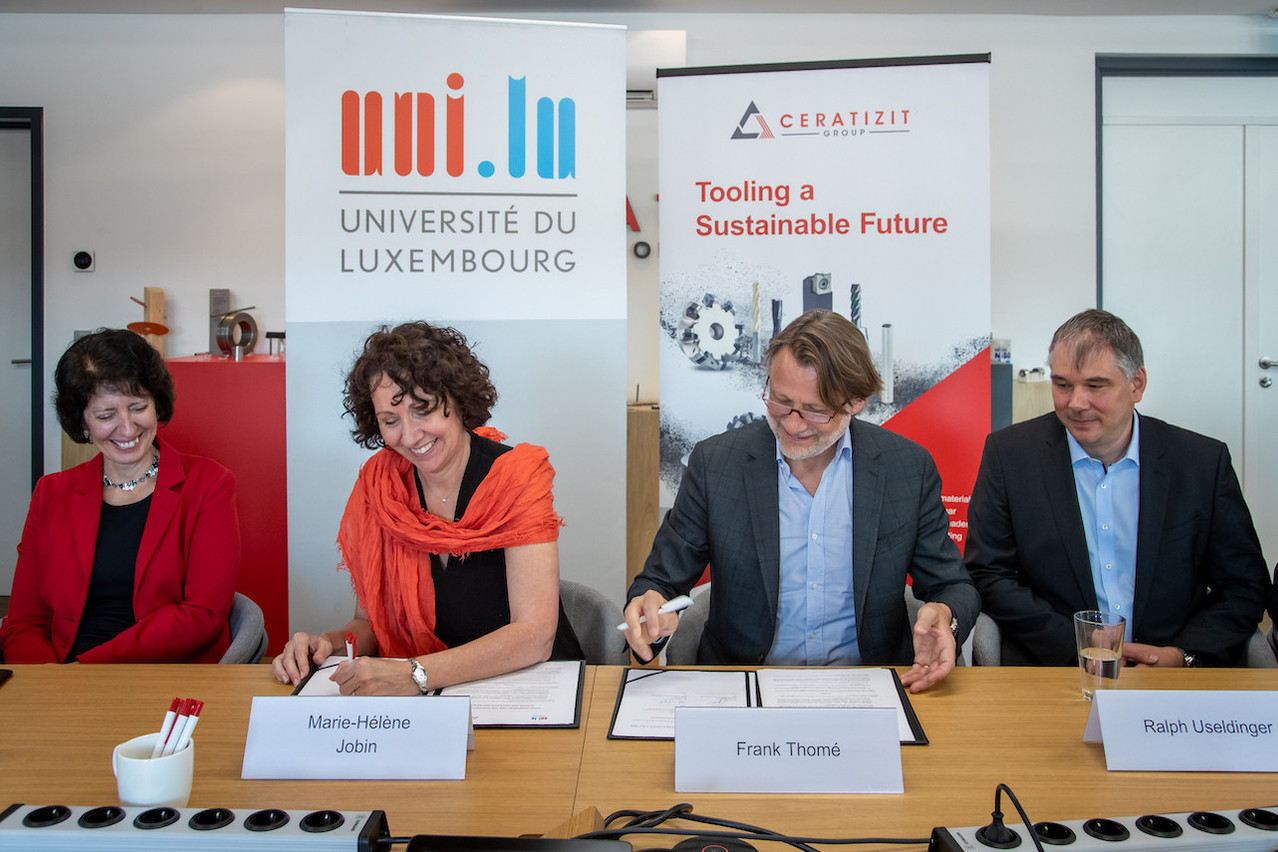 Uni and Ceratizit inaugurate Ceratizit chair for materials of the ...