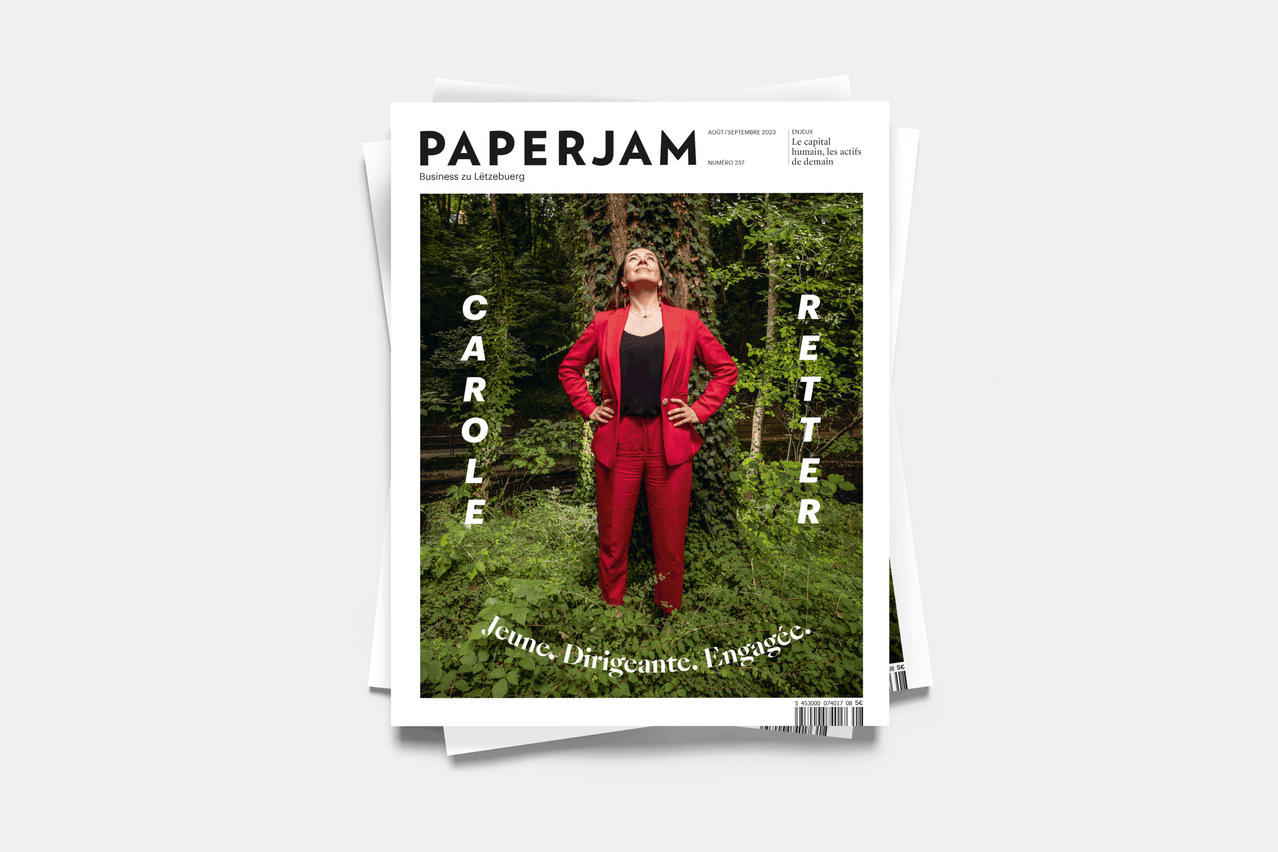 Carole Retter, jeune, dirigeante et engagée, en une de Paperjam ...