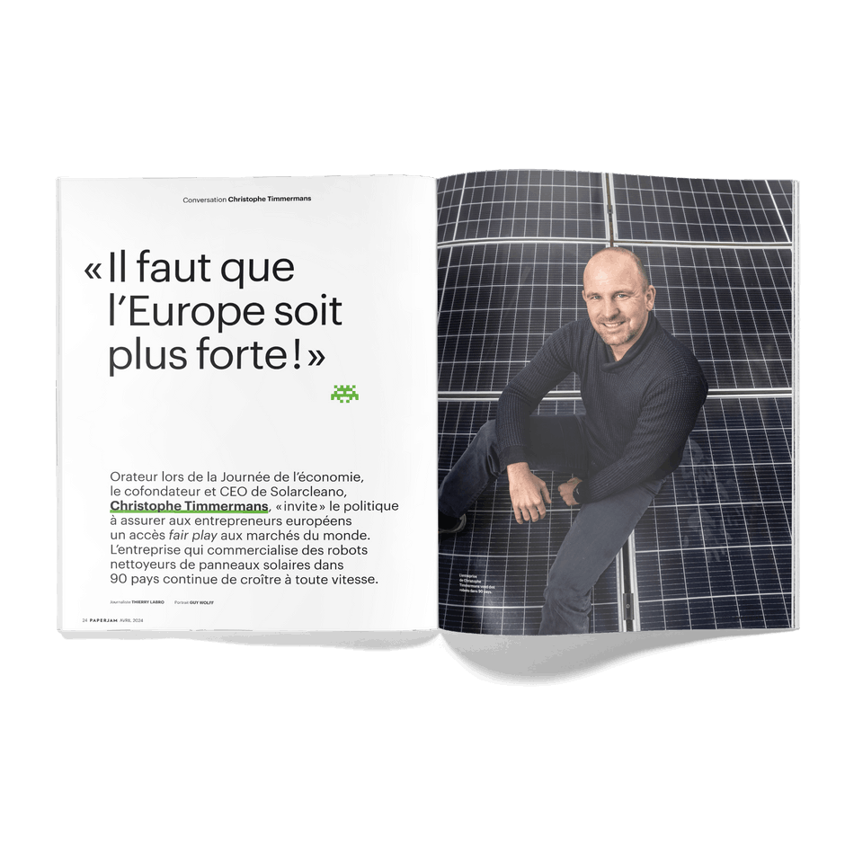 Christophe Timmermans, la révolution verte, en une de Paperjam ...