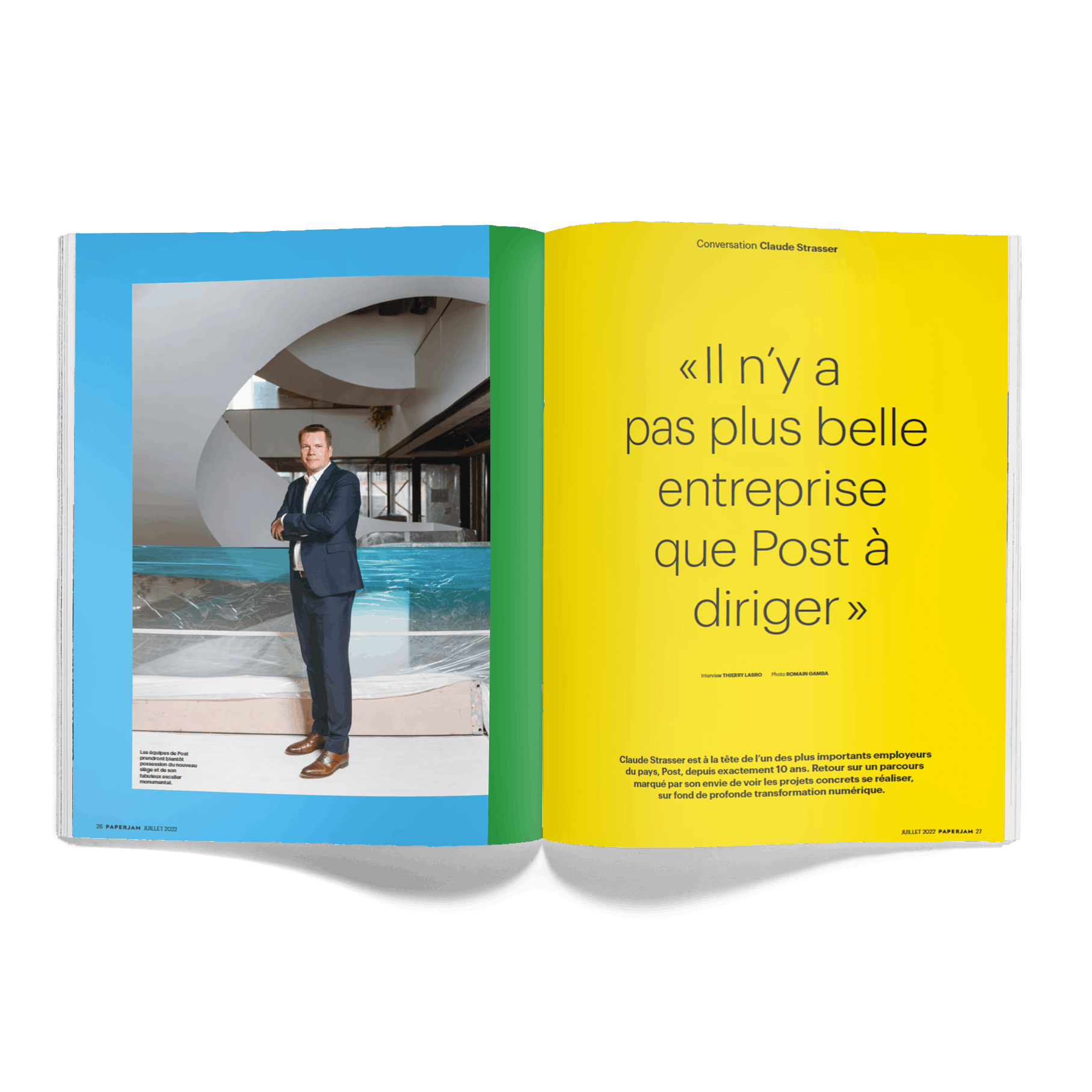 Claude Strasser, fidèle au poste, en une de Paperjam | Paperjam News