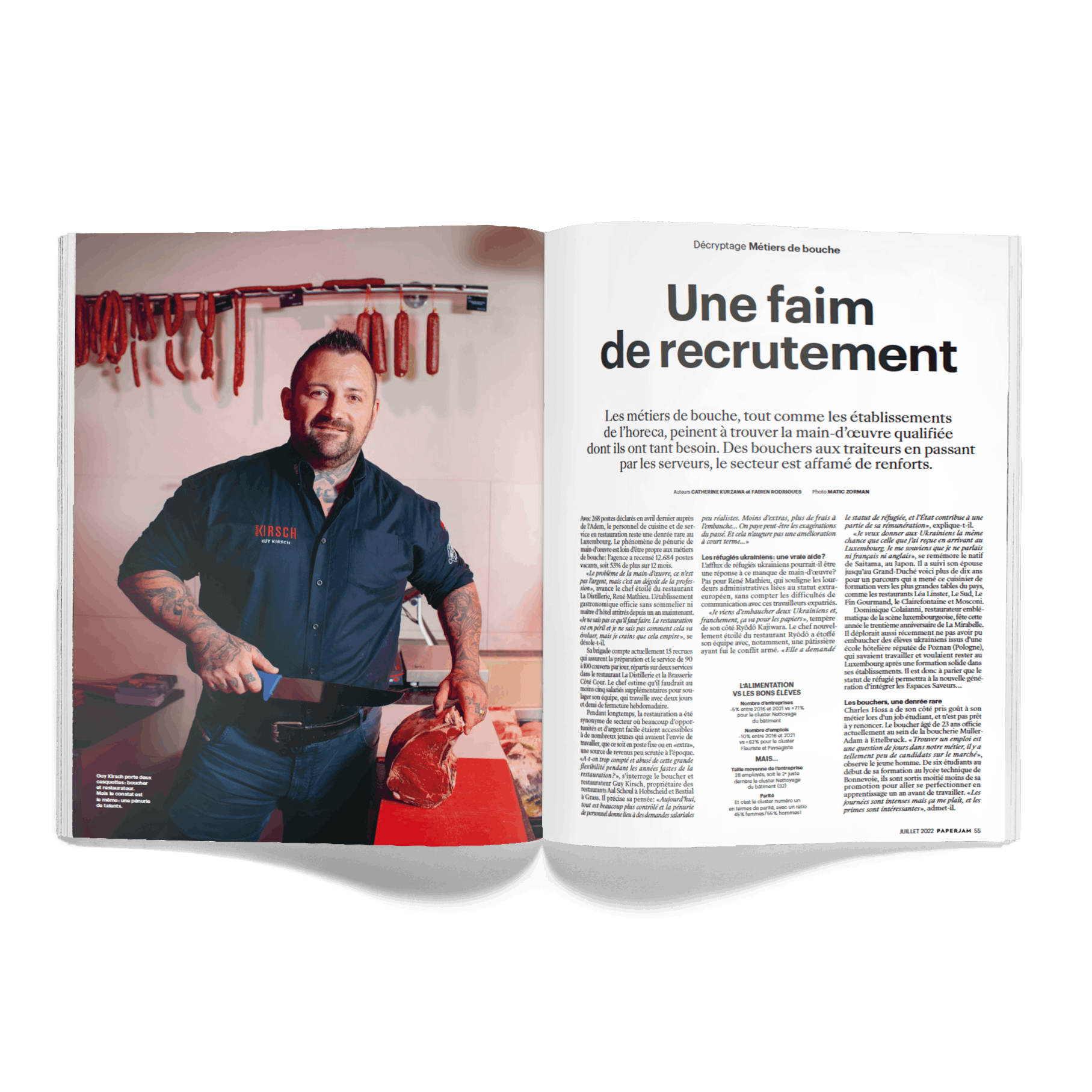 Claude Strasser, fidèle au poste, en une de Paperjam | Paperjam News