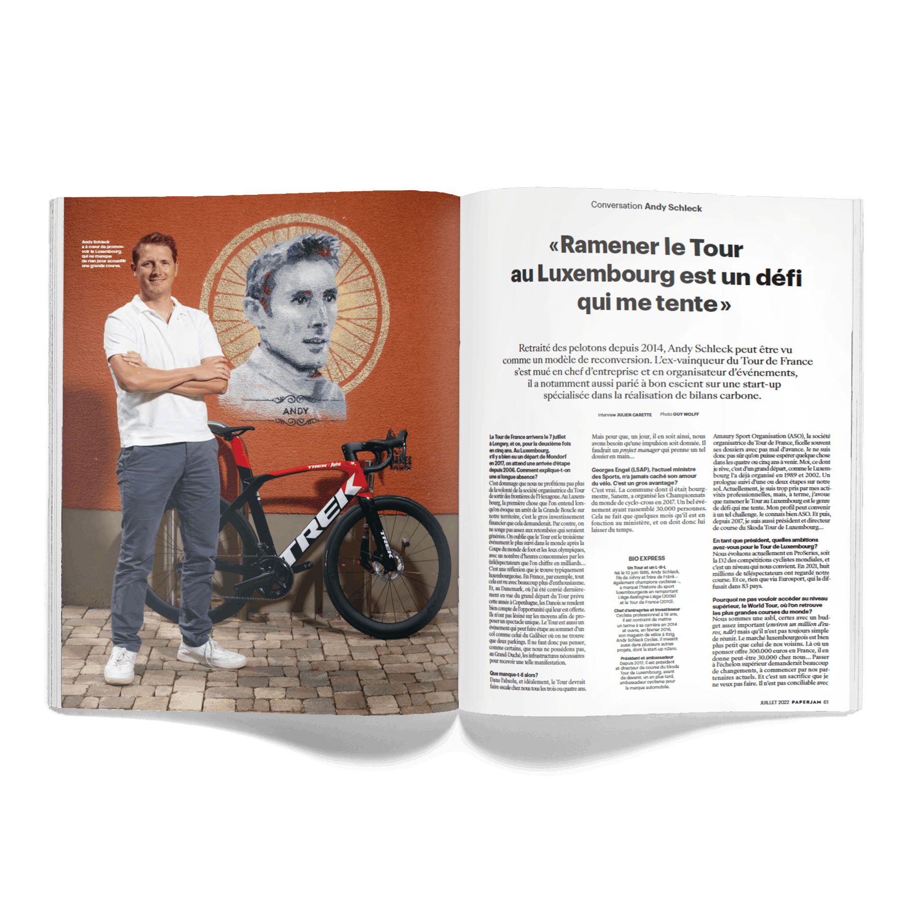 Claude Strasser, fidèle au poste, en une de Paperjam | Paperjam News