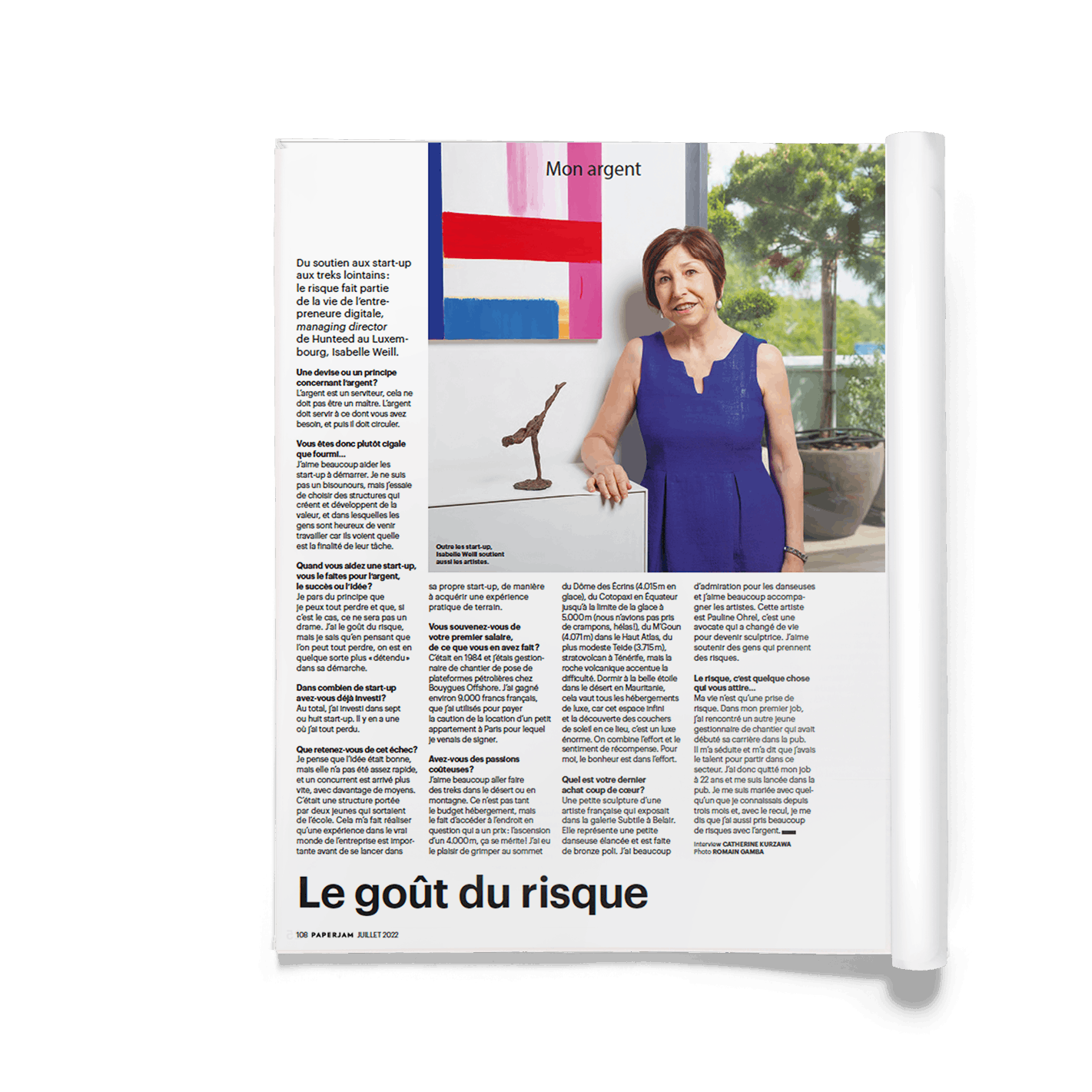 Claude Strasser, fidèle au poste, en une de Paperjam | Paperjam News