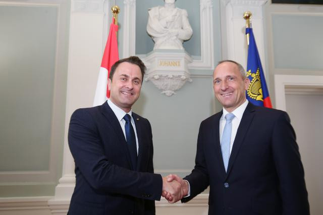 Visite de travail de Xavier Bettel à Vaduz | Paperjam News
