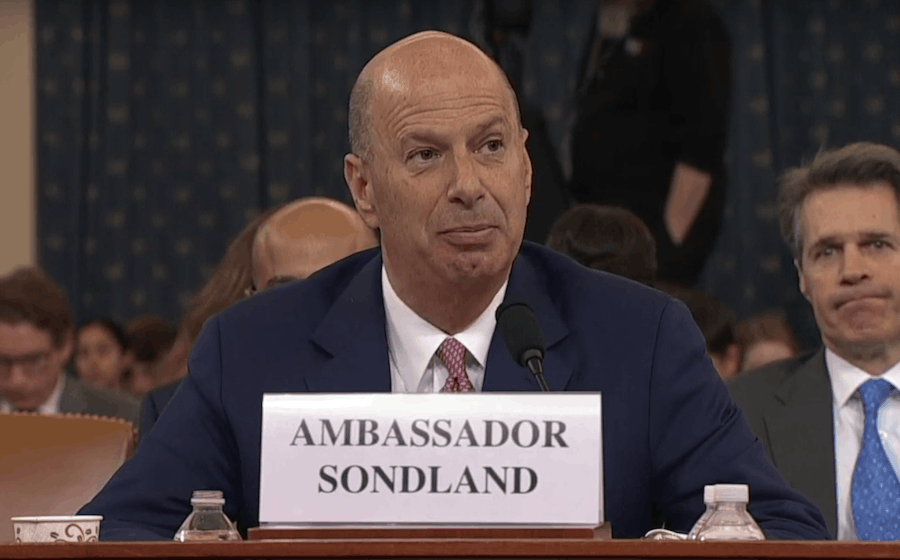 Sondland’s bombshell testimony; Google’s limits on political ads ...
