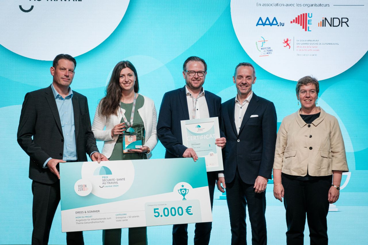 Drees & Sommer lauréat du Vision Zero Award | Paperjam News