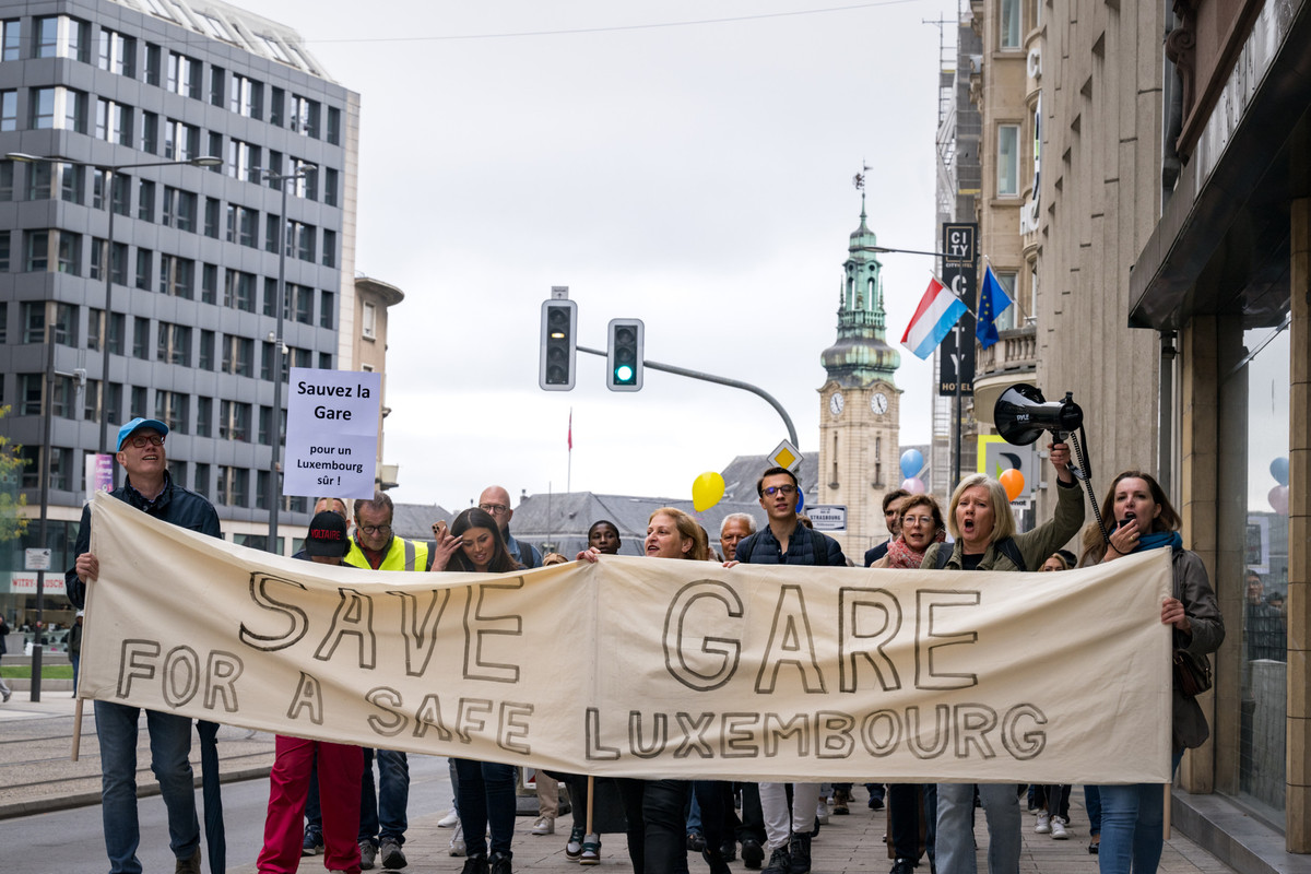 In the Gare, residents protest against feelings of insecurity ...