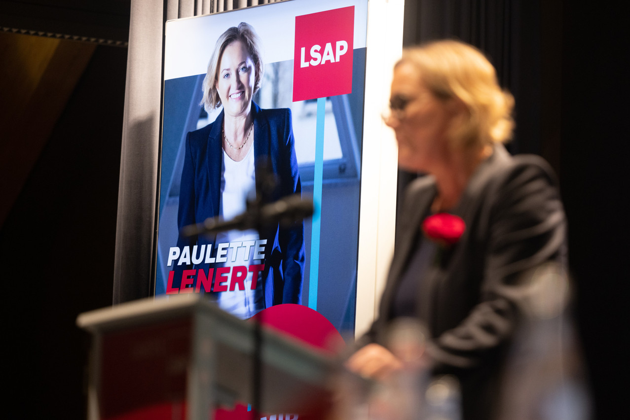 LSAP: Paulette Lenert officially head of list | Paperjam English News