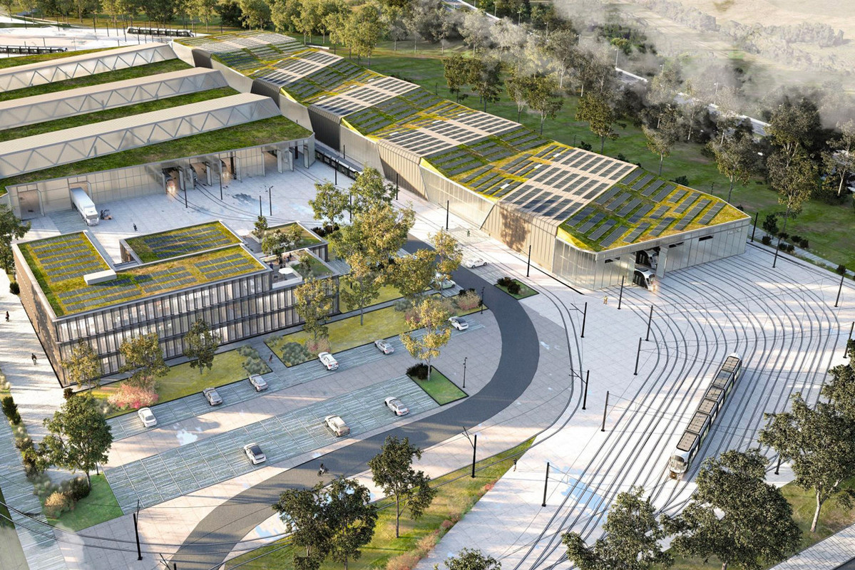 Luxtram storage and maintenance centre contract awarded | Delano News