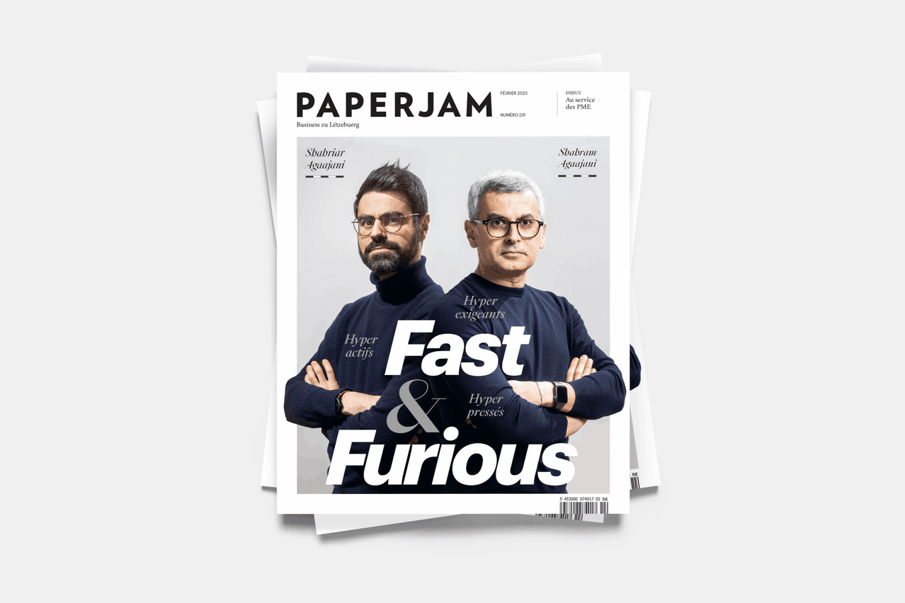 Shahriar et Shahram Agaajani en une de Paperjam | Paperjam News