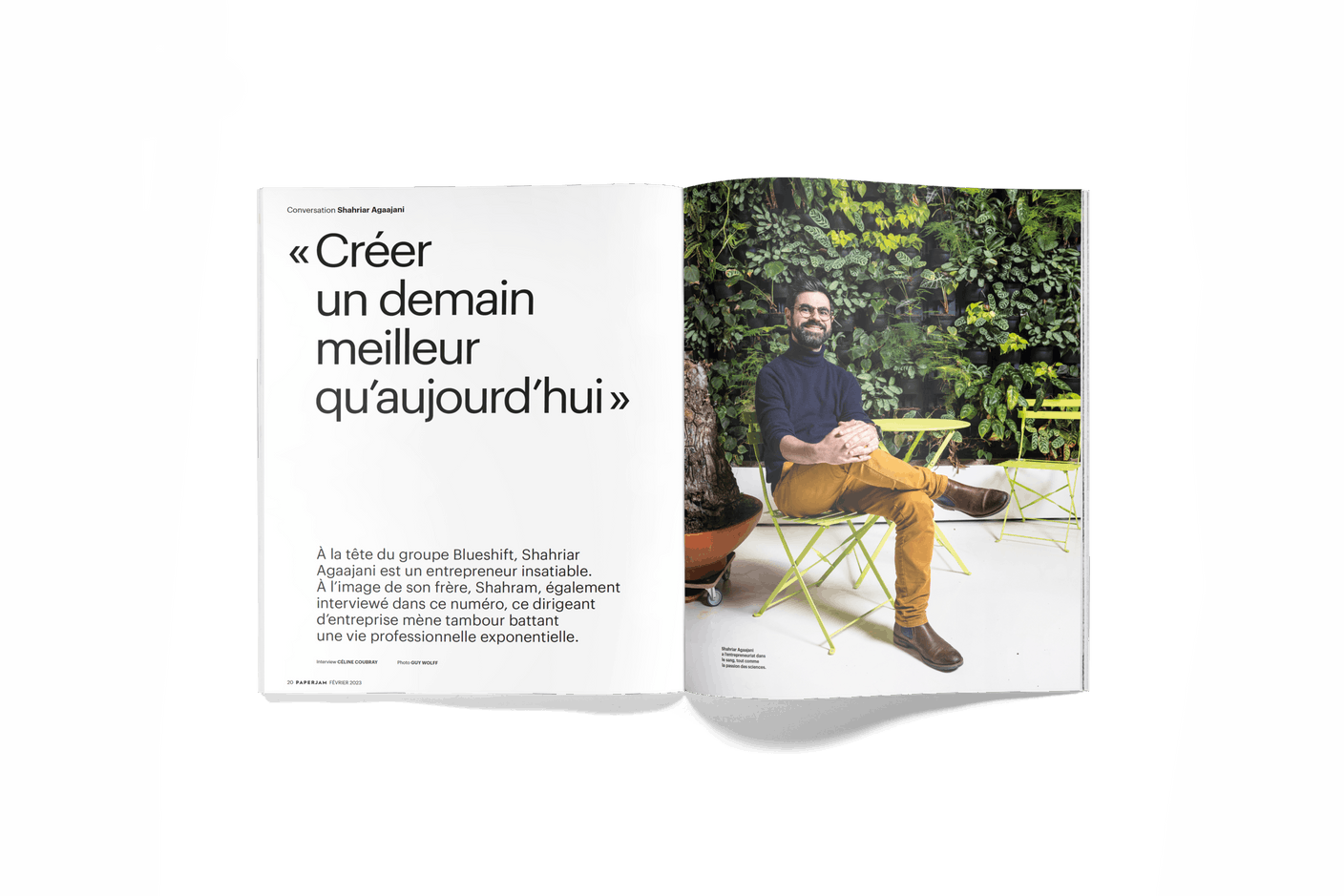 Shahriar et Shahram Agaajani en une de Paperjam | Paperjam News